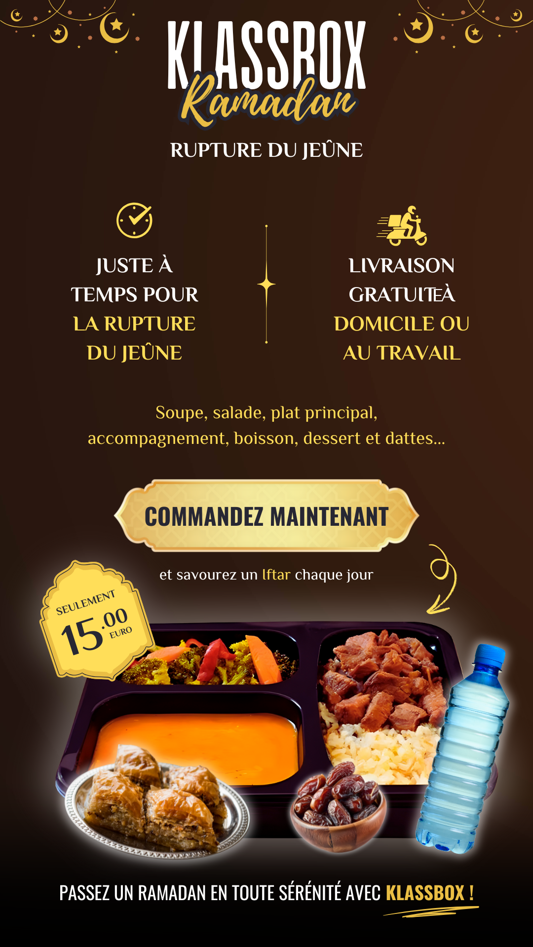 Formule Ftour / Ramadan • KlassBox®
